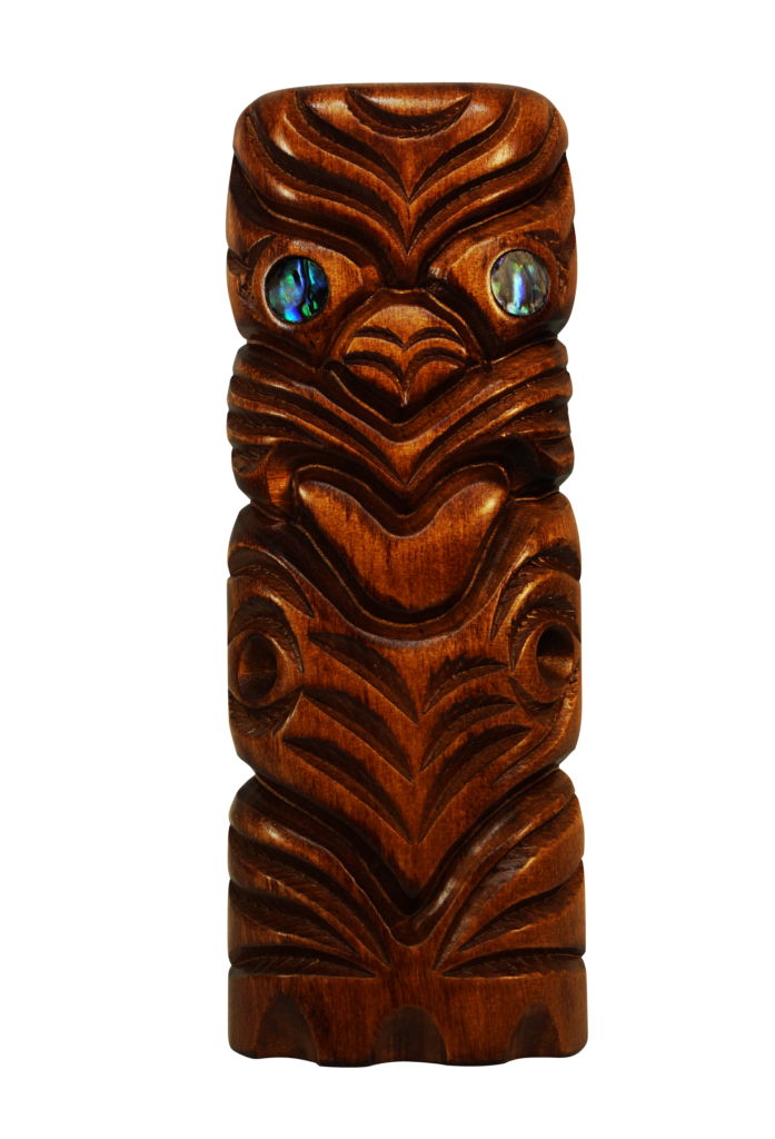 Carved Wood Tekoteko - Blue Penguin New Zealand Gifts